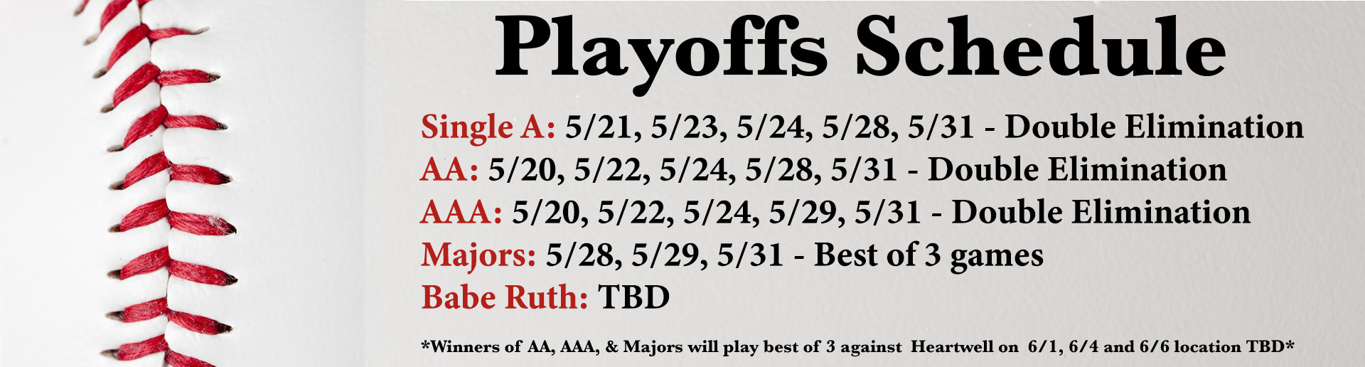 Frontier Youth Baseball League > Home